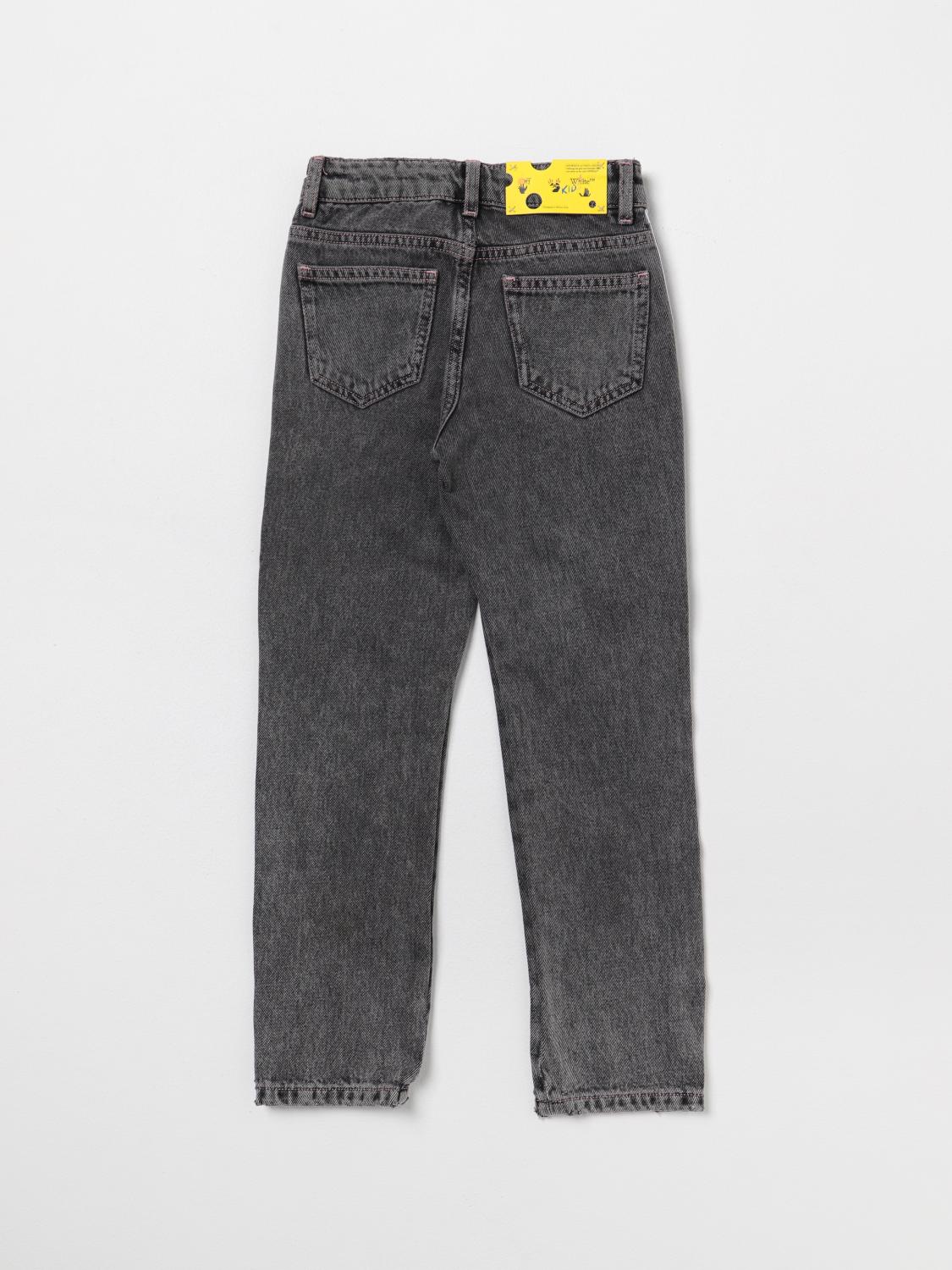 Off-White Kids Jeans kids Off-white - Grey | OGYA003F23DEN001 | GIGLIO.COM