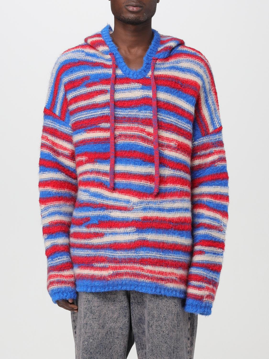 ERL: Sweater men - Red | Erl sweater ERL07N015 online at GIGLIO.COM