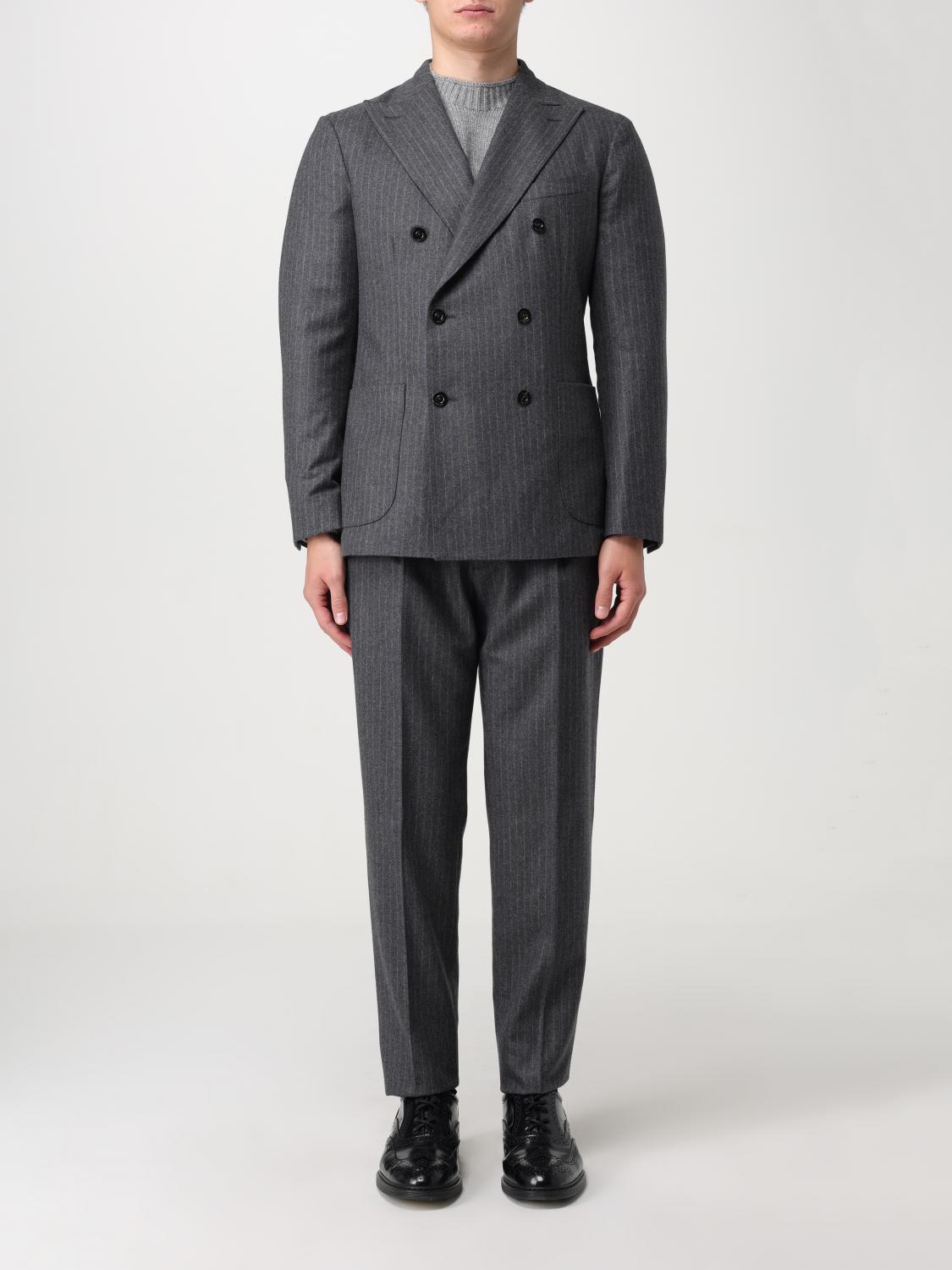 BOGLIOLI: Suit men - Grey | Boglioli suit N43U2EFA0102 online at GIGLIO.COM