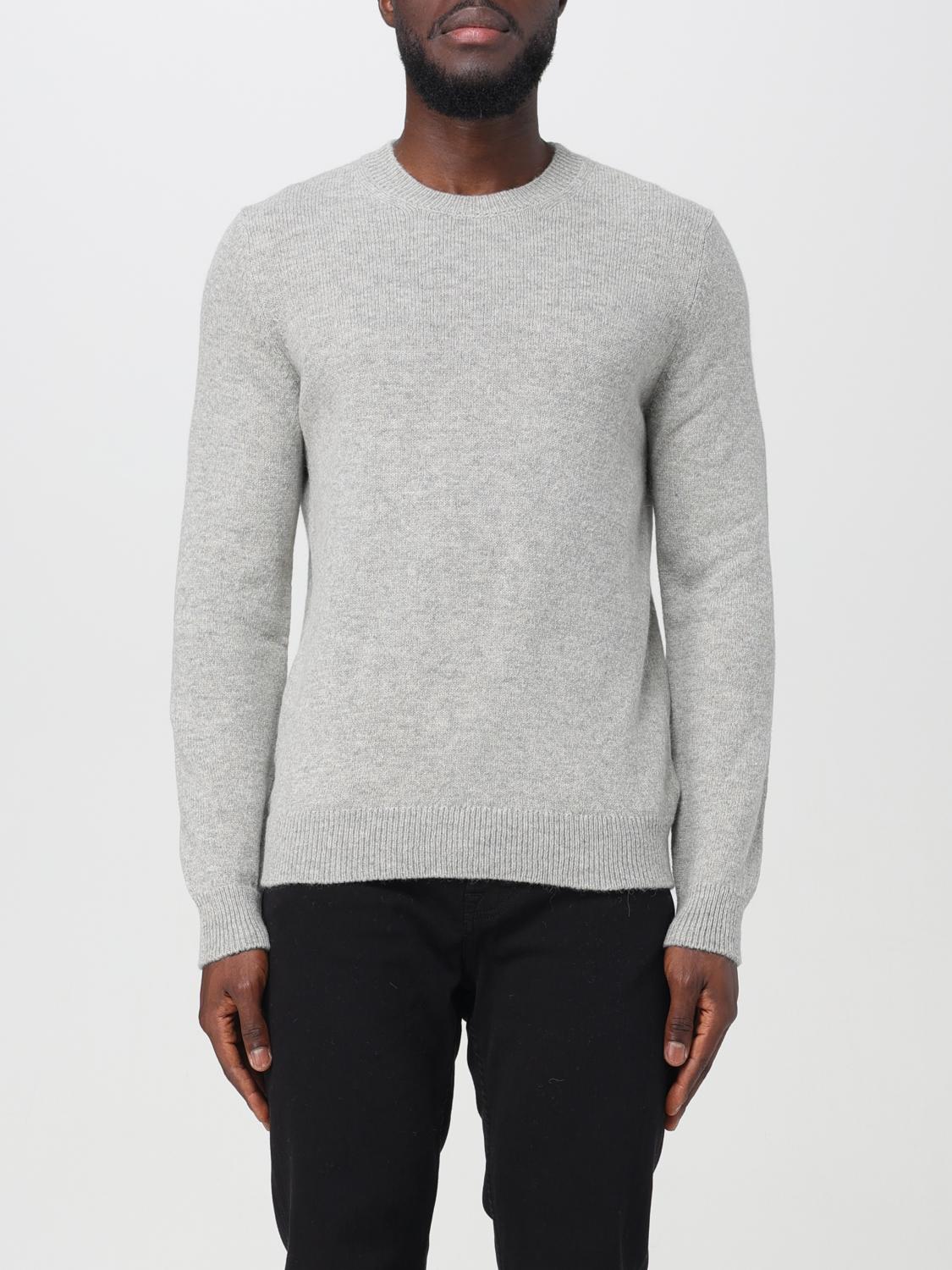 ZANONE: Sweater men - Grey | Zanone sweater 813067Z2837 online at ...