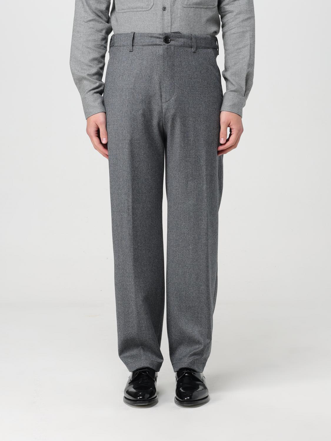 CORNELIANI: Pants men - Grey | Corneliani pants 924H133818404 online at ...