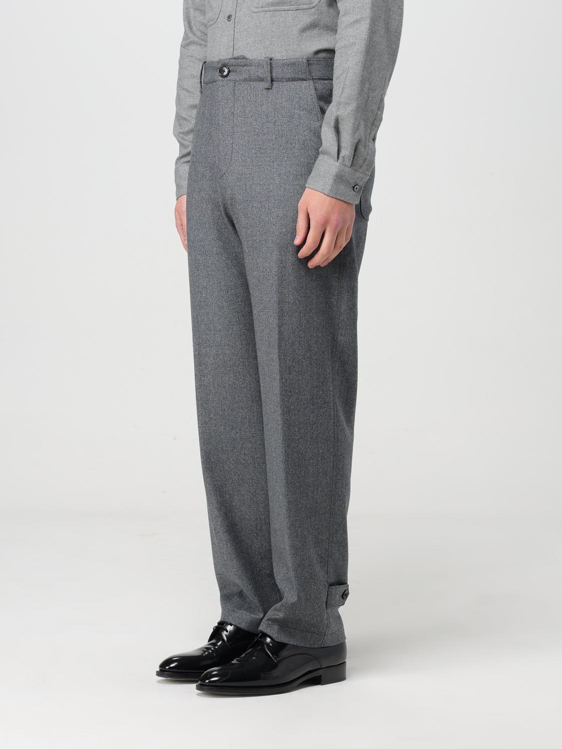 CORNELIANI: Pants men - Grey | Corneliani pants 924H133818404 online at ...