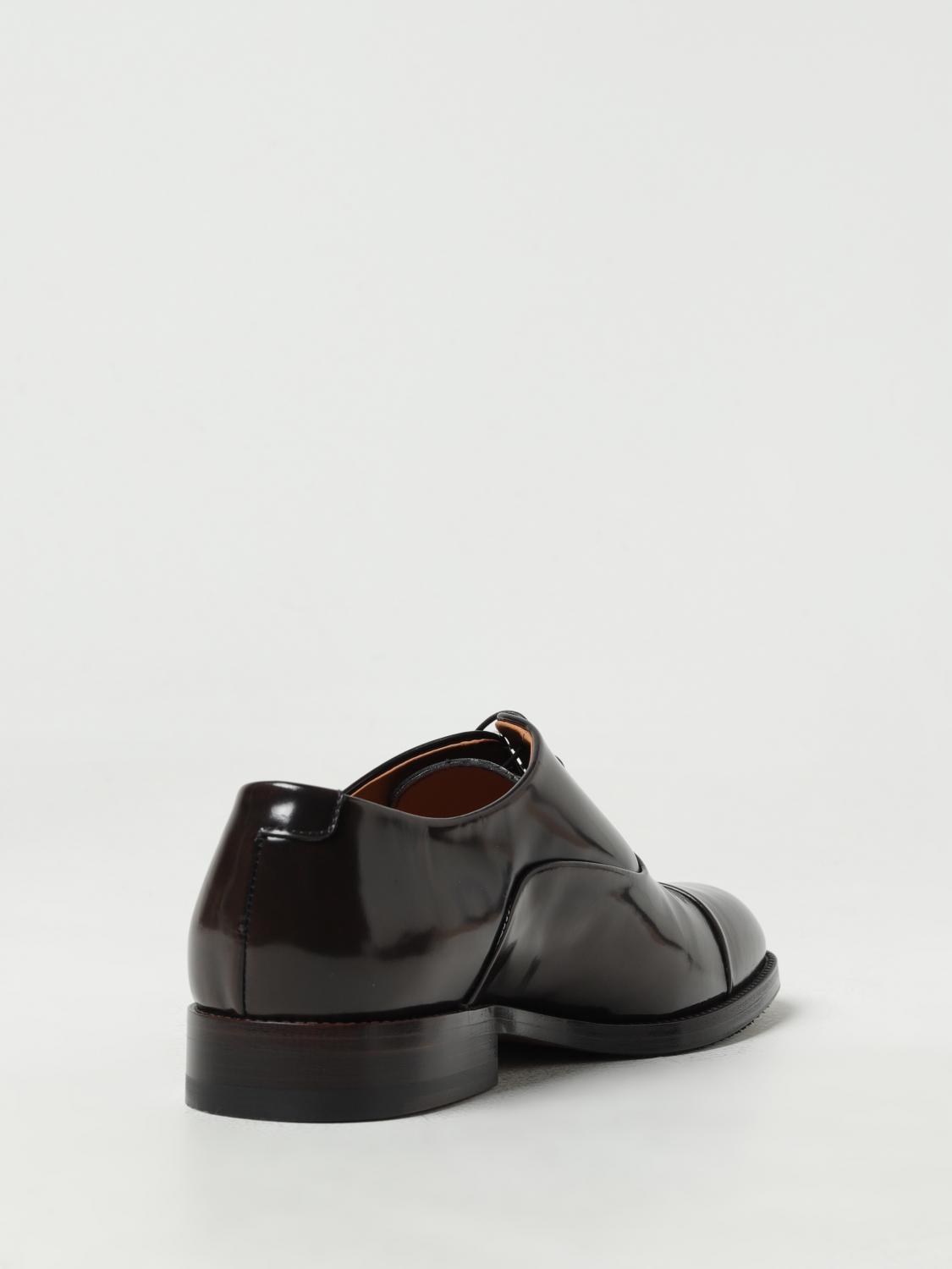 MORESCHI: Armando brushed leather oxford shoes - Dark | Moreschi brogue ...