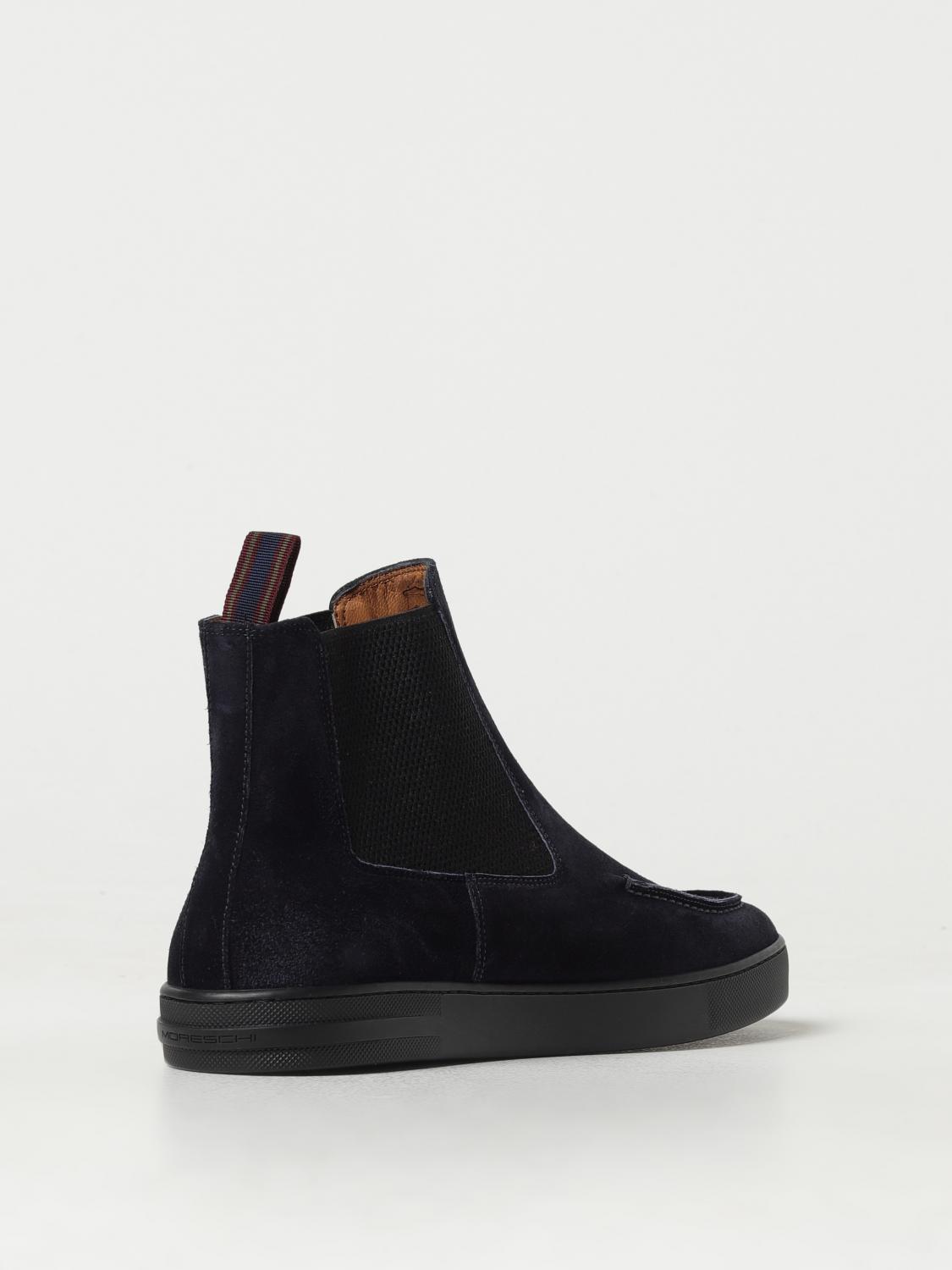 Moreschi Go Pop suede ankle boots - Black | 300065830301 | GIGLIO.COM