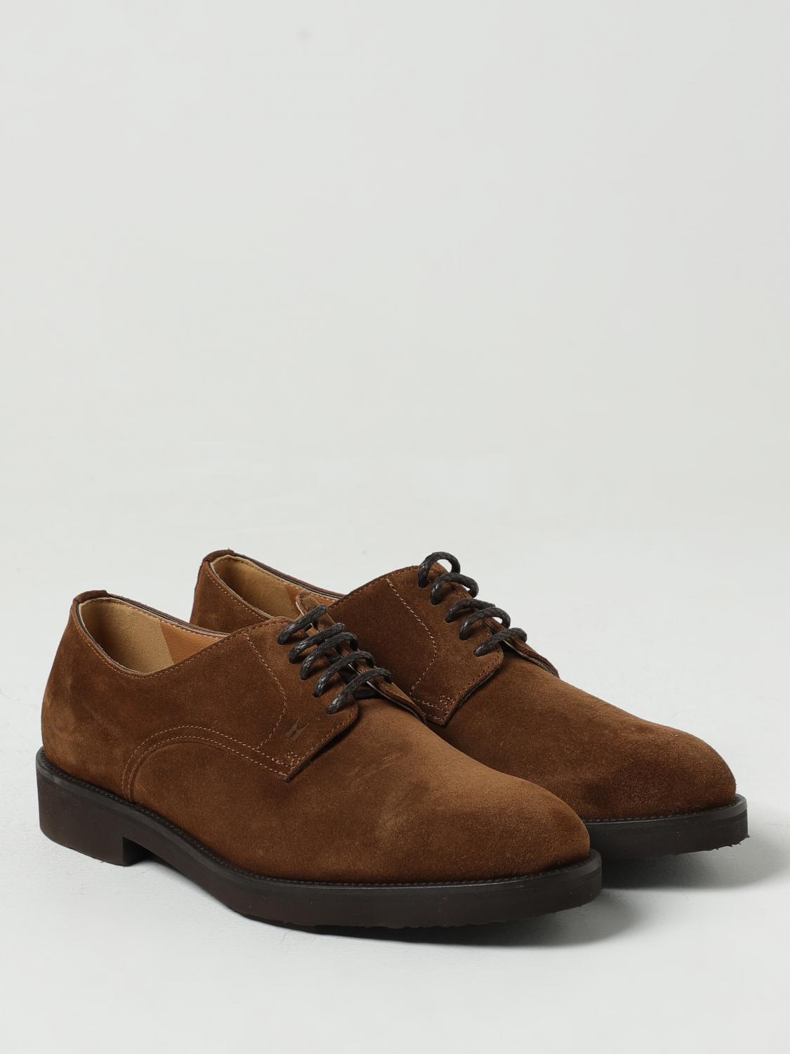 MORESCHI: Shoes men - Brown | Moreschi brogue shoes 300052710501 online ...