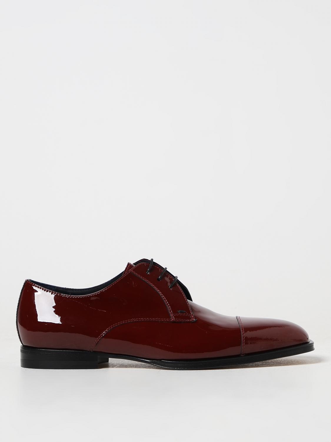 MORESCHI: patent leather derby - Red | Moreschi brogue shoes ...