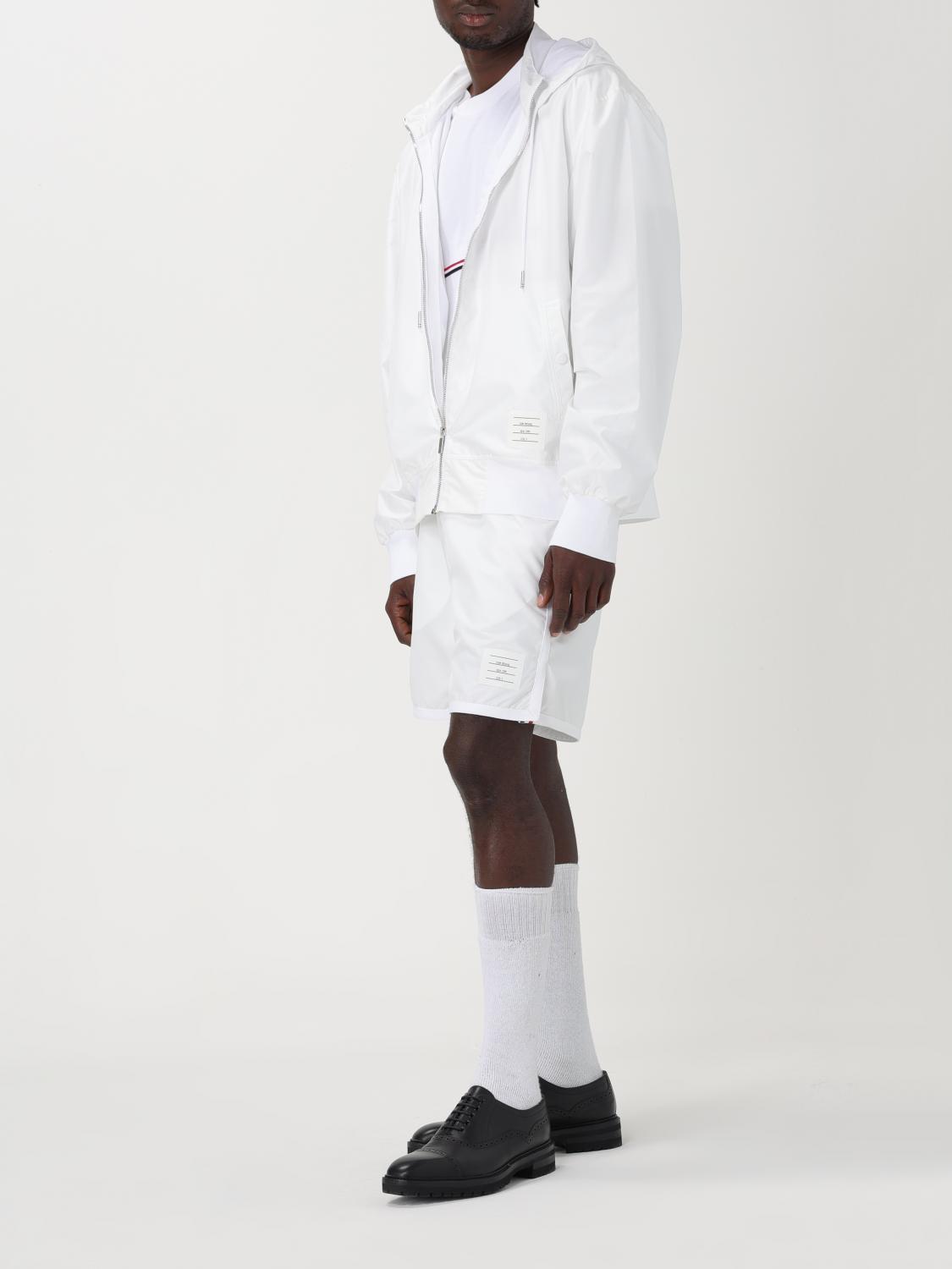 THOM BROWNE: Jacket men - White | Thom Browne jacket MJT373AF0197 ...