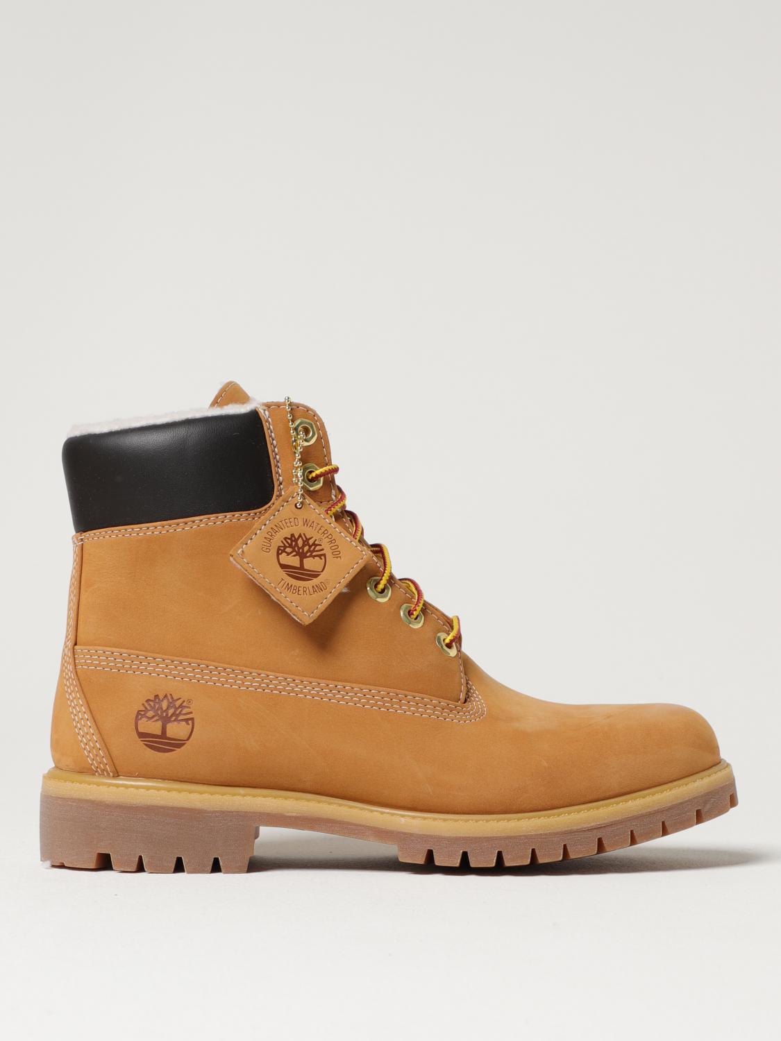 TIMBERLAND: Premium nubuck ankle boots - Beige | Timberland boots ...