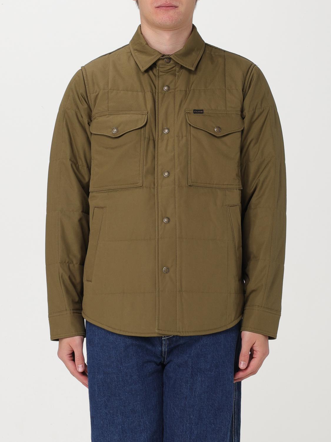 FILSON: Jacket men - Olive | Filson jacket FMCPS0061W0212 online at ...