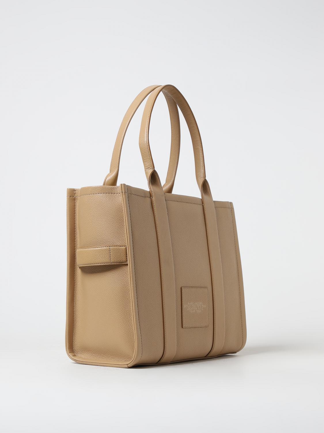 MARC JACOBS: The Large Tote Bag in grained leather - Hazel | Marc ...