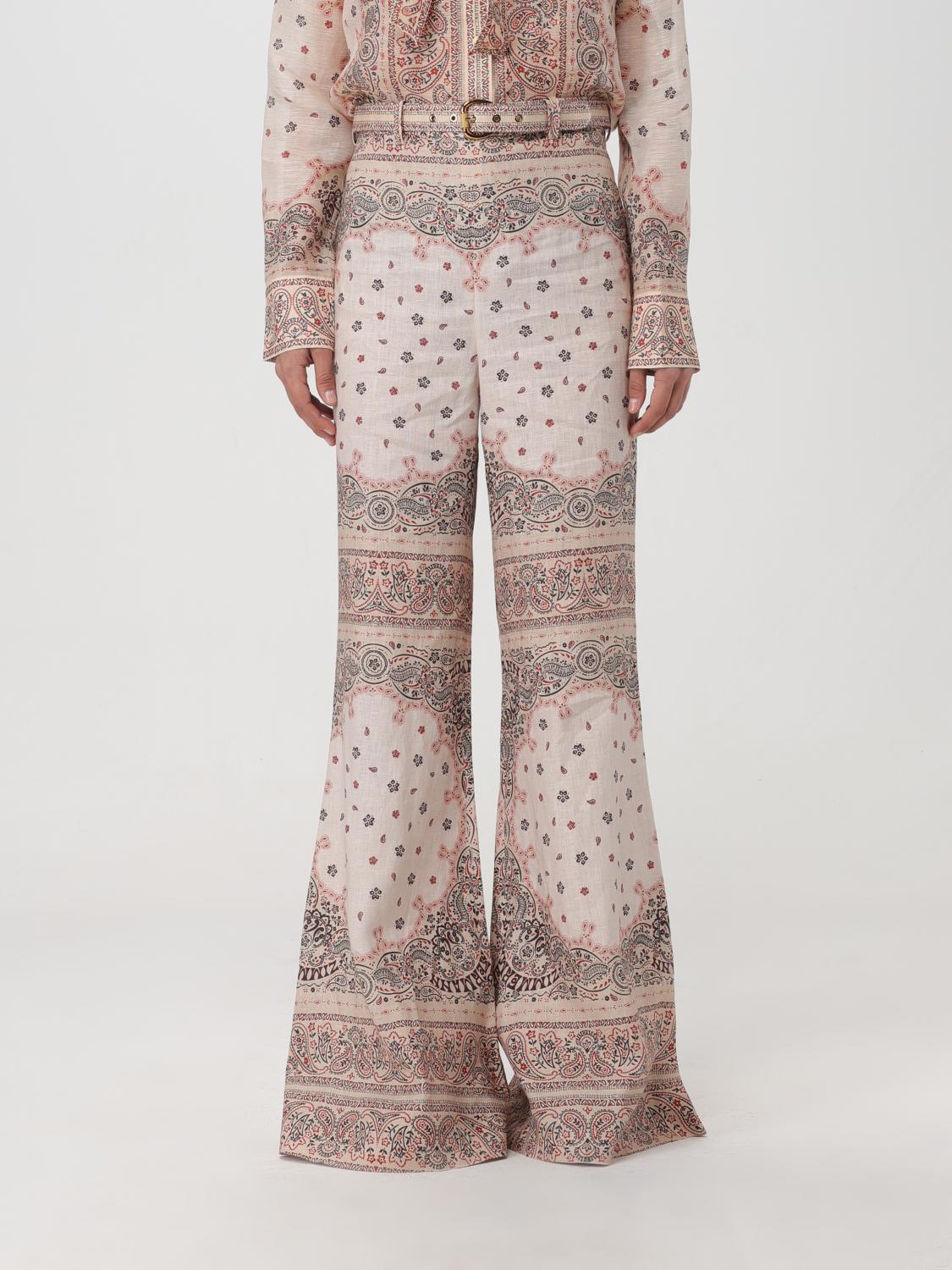 ZIMMERMANN: Pants woman - White | Zimmermann pants 9091PRMAT online at ...