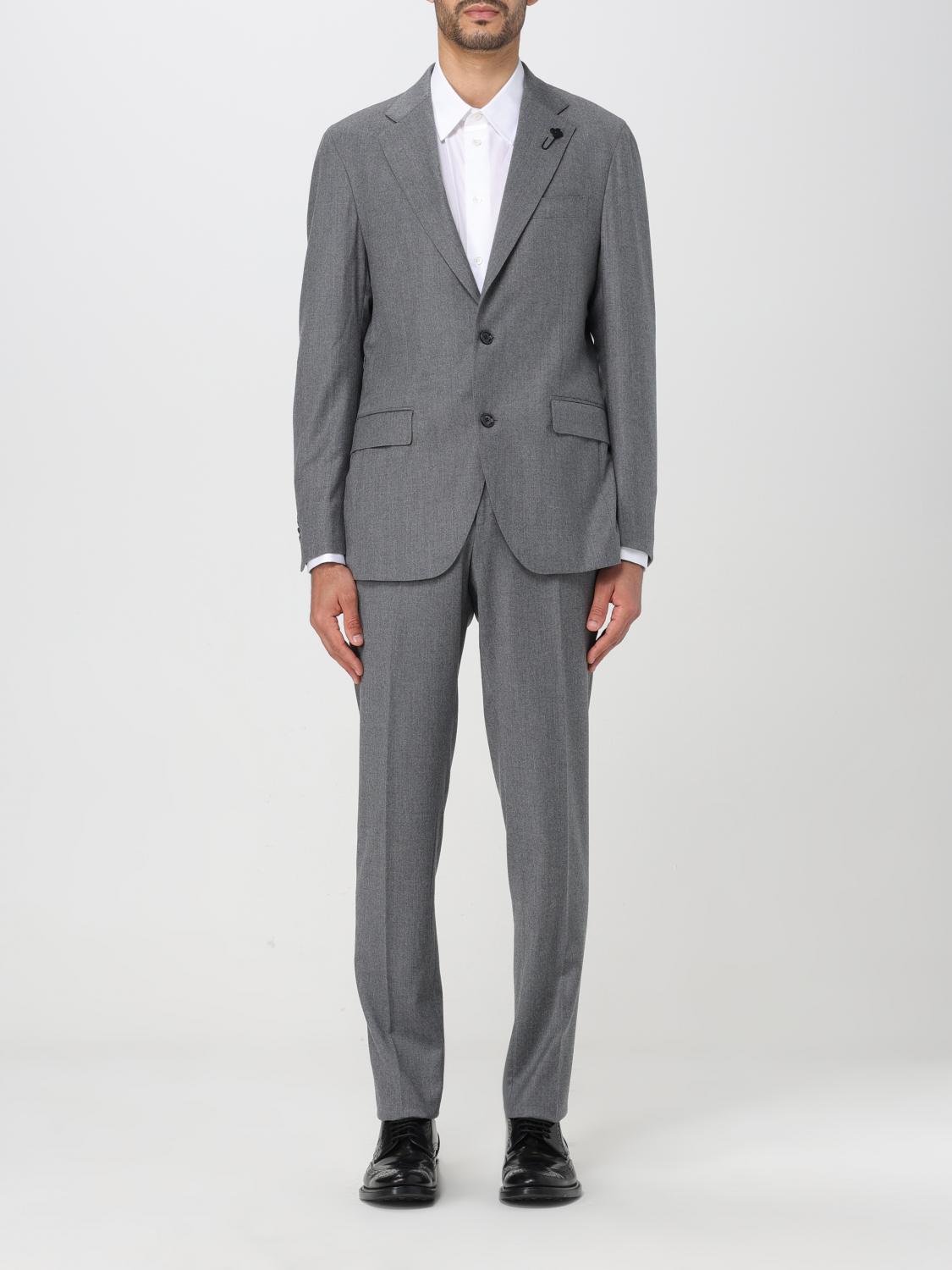 LARDINI: Suit men - Grey | Lardini suit IT466AEITSK61407 online at ...
