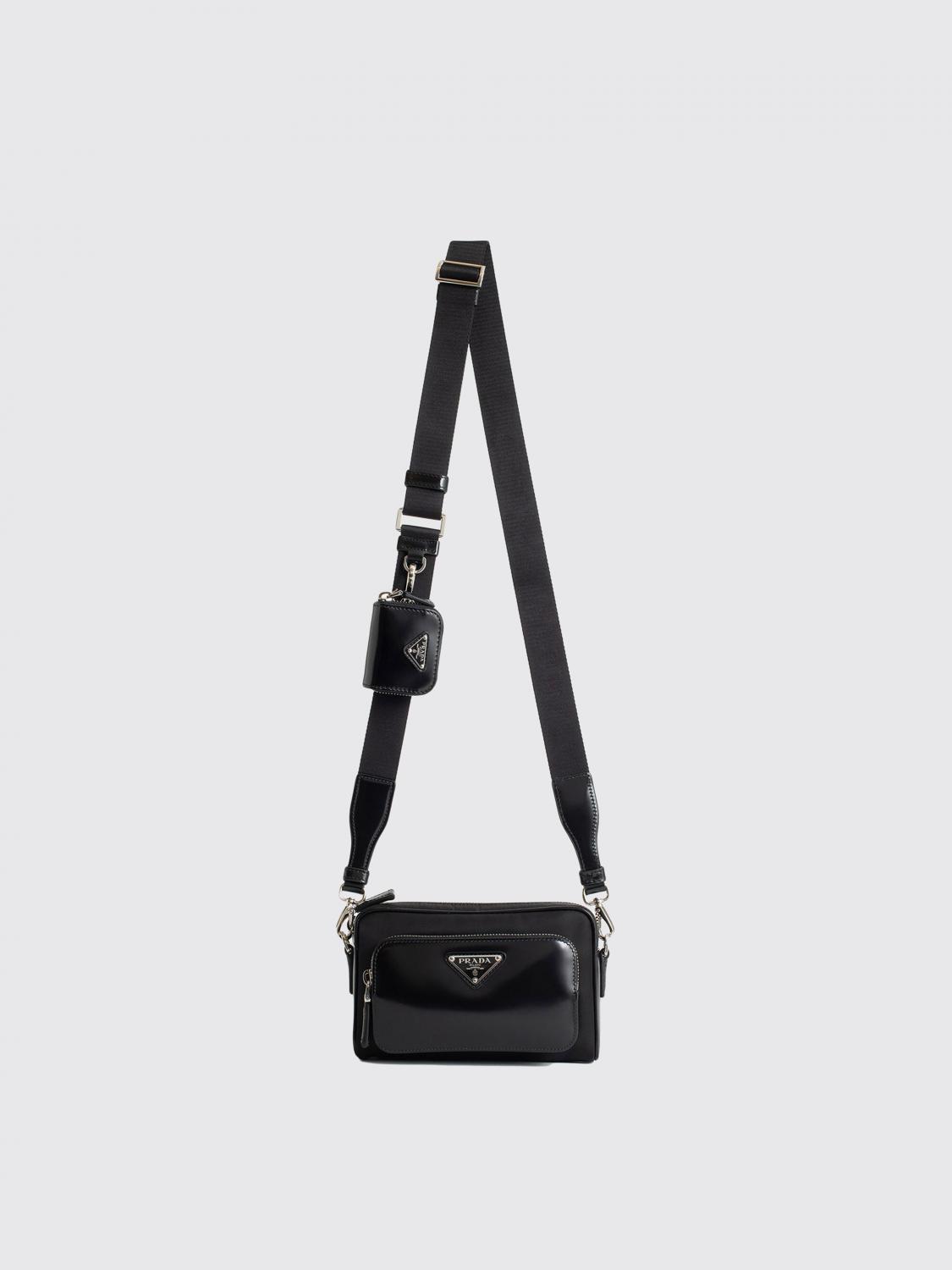 Prada Outlet: Sac homme - Noir | Sacoche Prada 2VH172789 en ligne sur GIGLIO.COM