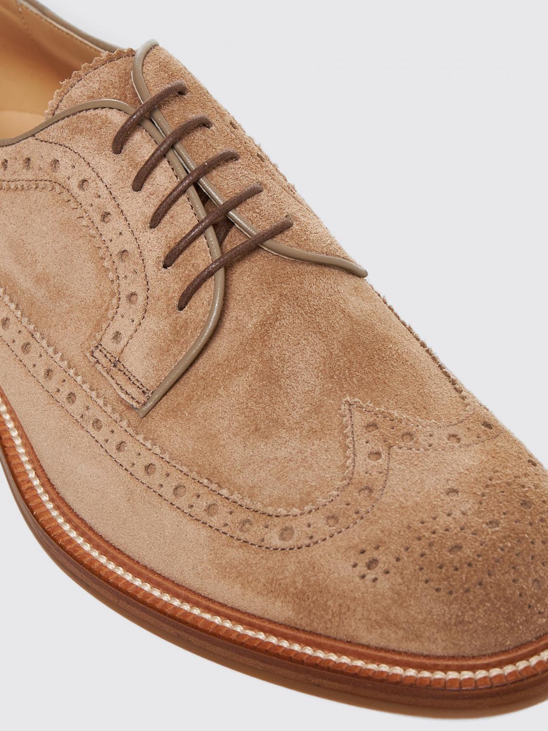 BRUNELLO CUCINELLI: Shoes men - Sand | Brunello Cucinelli brogue shoes ...