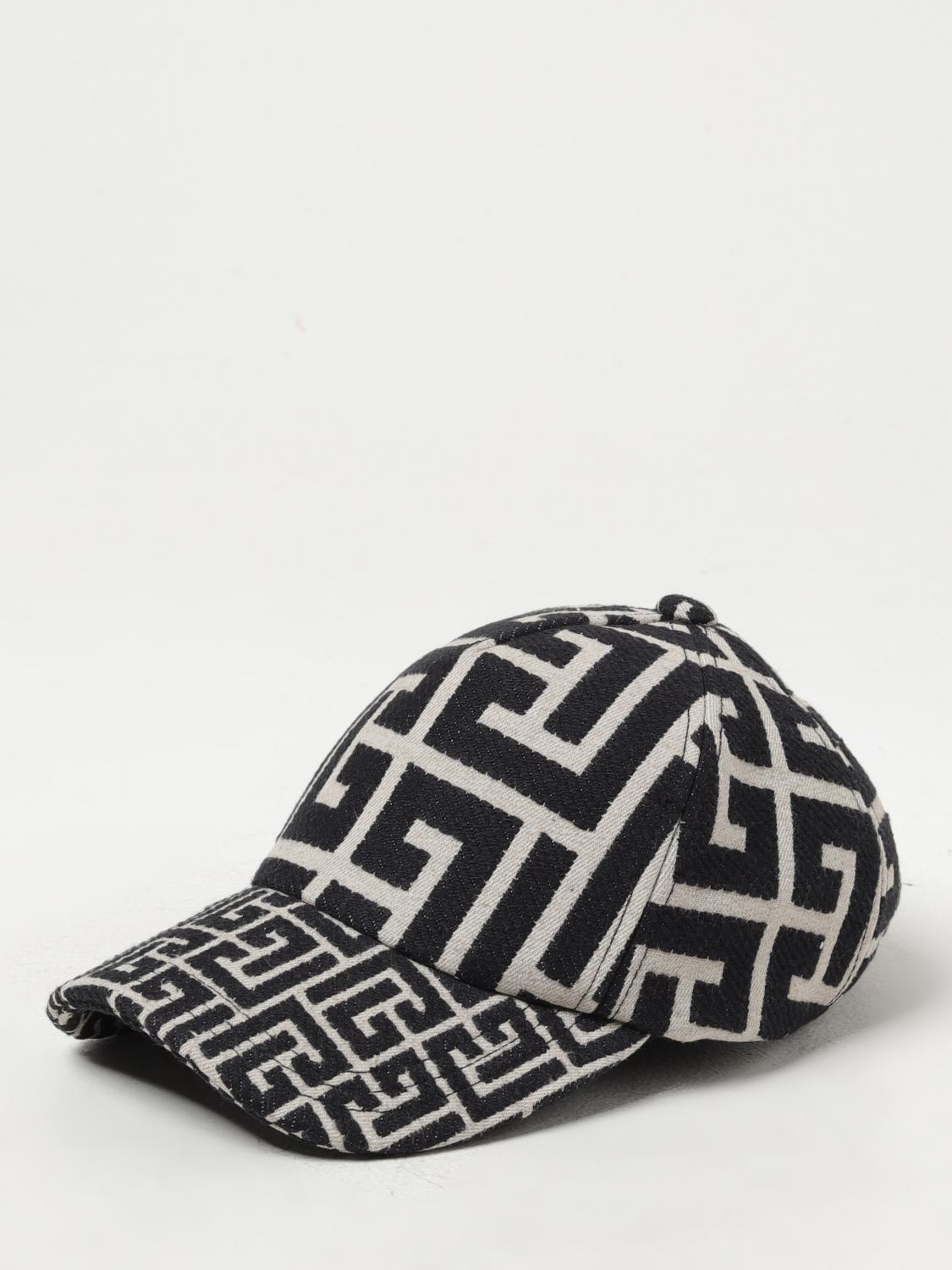 BALMAIN: Hat men - Ivory | Balmain hat CH1XA050MB35 online at GIGLIO.COM