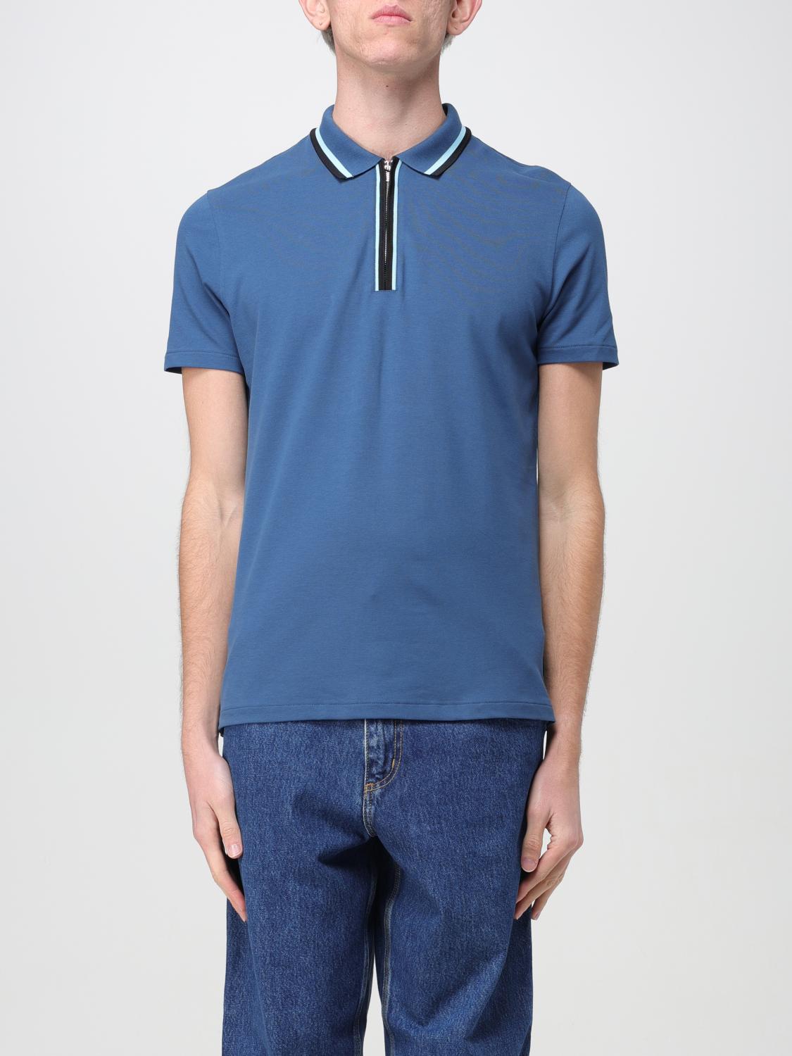 Ps Paul Smith Polo shirt men - Blue | M2R322YM21511 | GIGLIO.COM