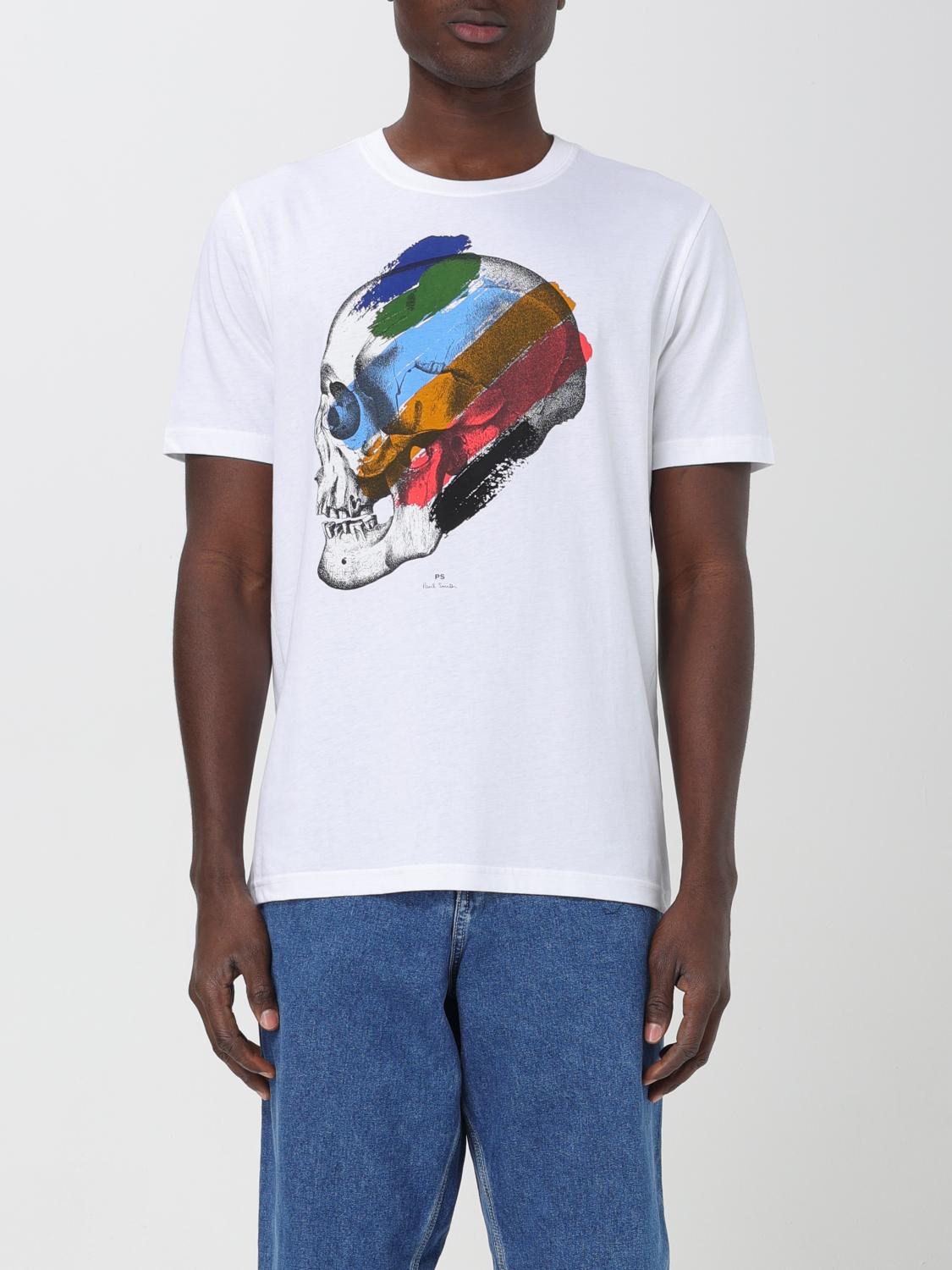 PS PAUL SMITH: T-shirt men - White | Ps Paul Smith t-shirt M2R011RMP4443 online at GIGLIO.COM