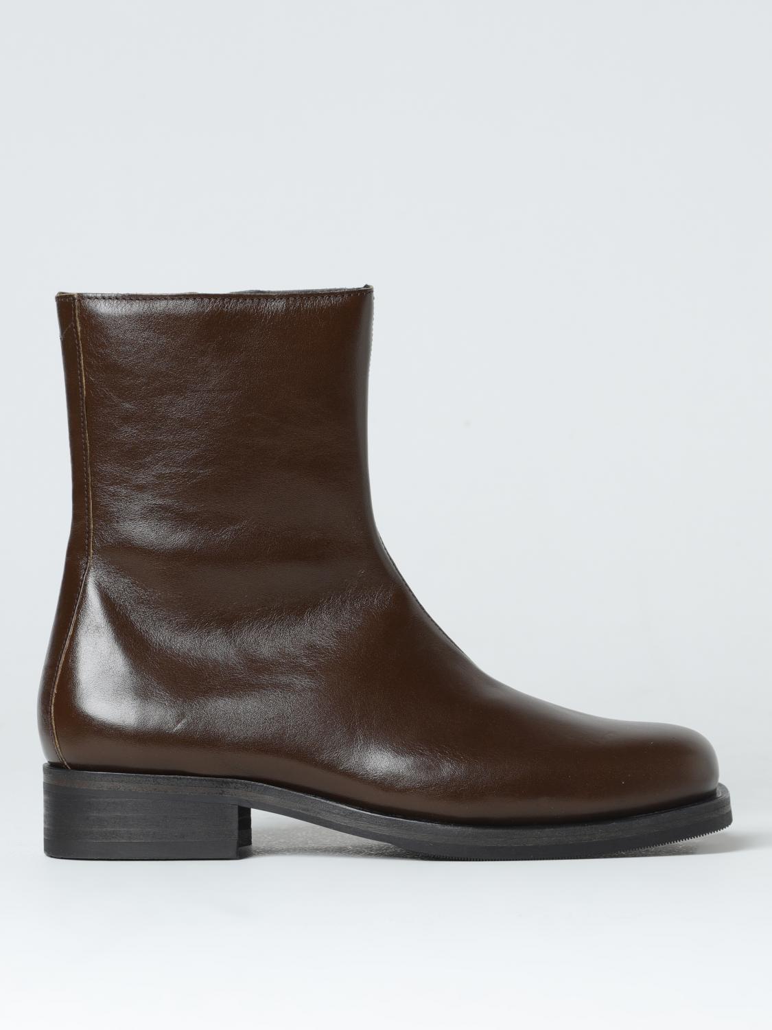 OUR LEGACY: Legacy Our leather ankle boots - Green | Our Legacy boot ...