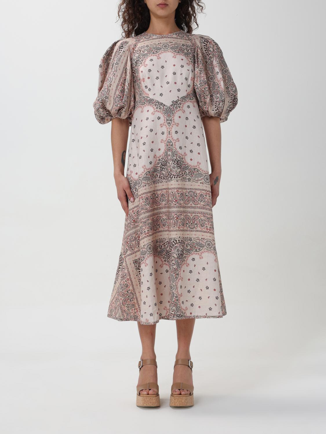 ZIMMERMANN: Dress woman - White | Zimmermann dress 9716DRMAT online at ...