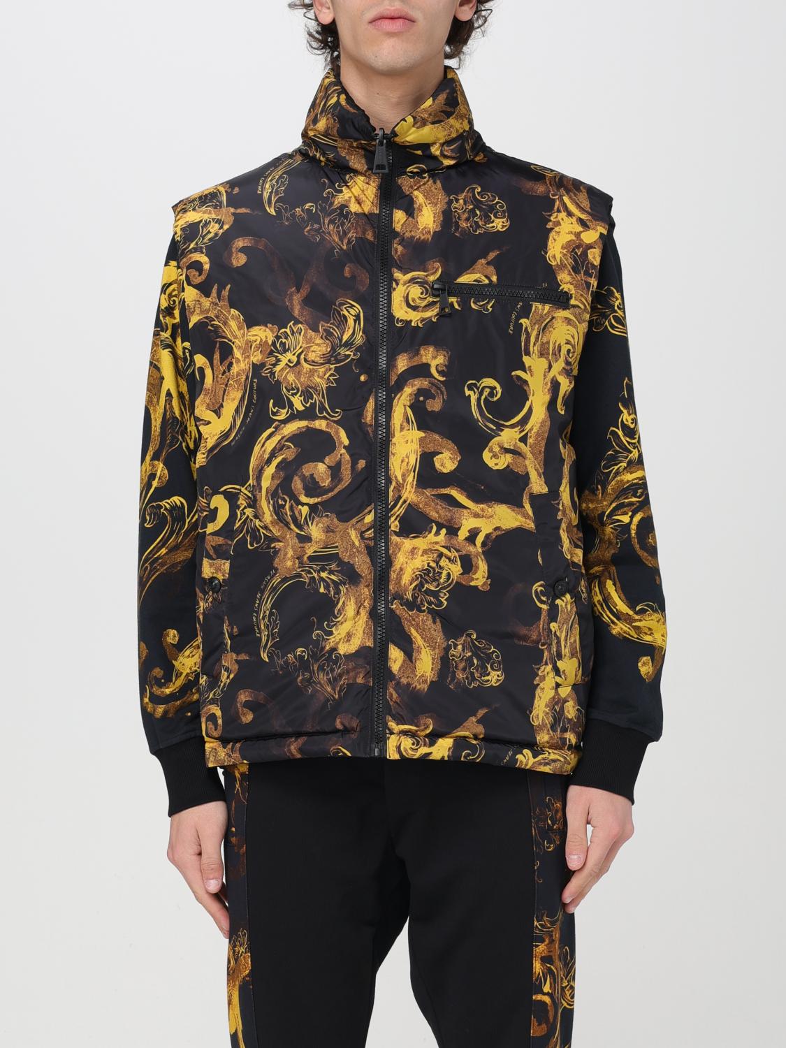 VERSACE JEANS COUTURE: Jacket men - Black | Versace Jeans Couture ...