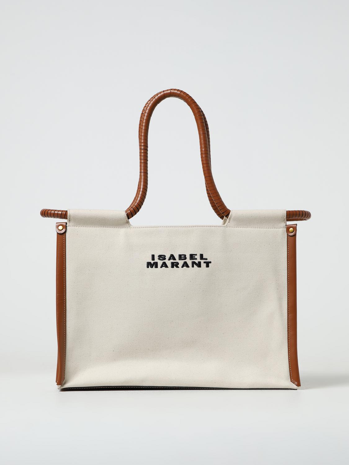 ISABEL MARANT: Shoulder bag woman - Beige | Isabel Marant tote bag ...