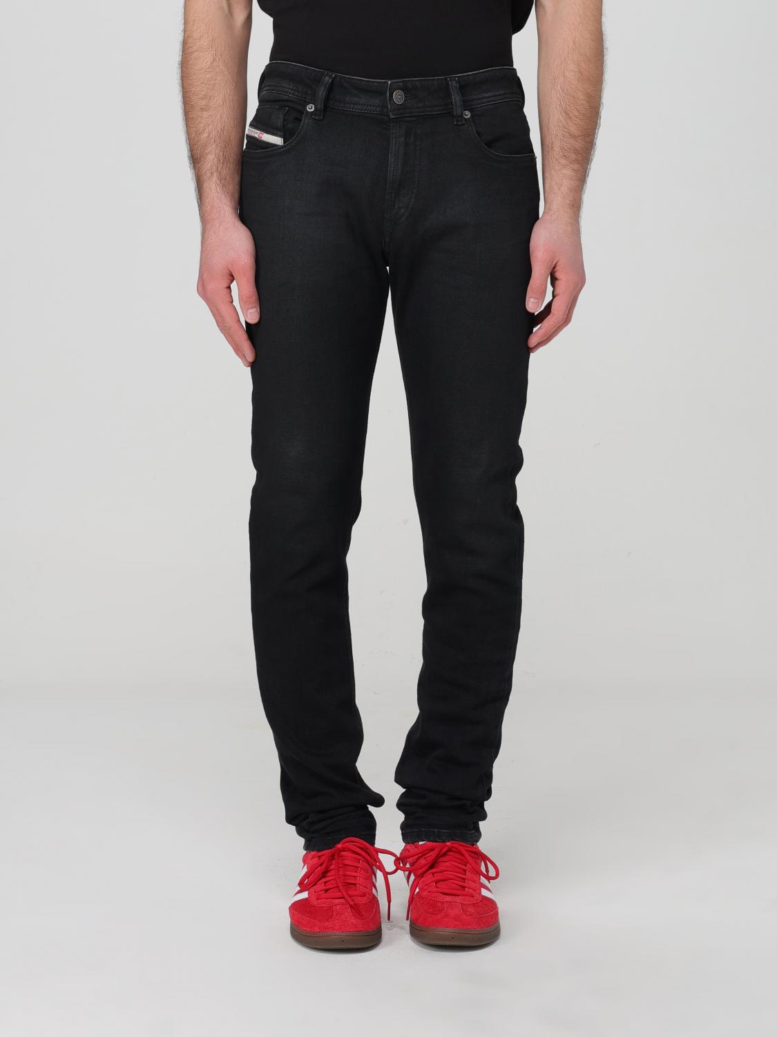 DIESEL: Jeans men - Black | Diesel jeans A0359409H94 online at GIGLIO.COM