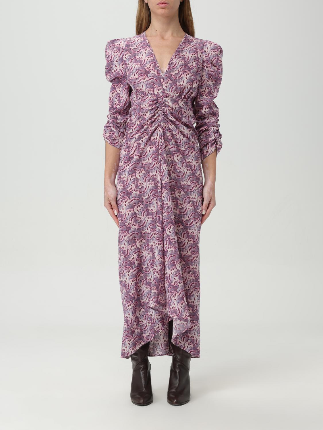 ISABEL MARANT: Dress woman - Pink | Isabel Marant dress RO0011FAB1J04I ...