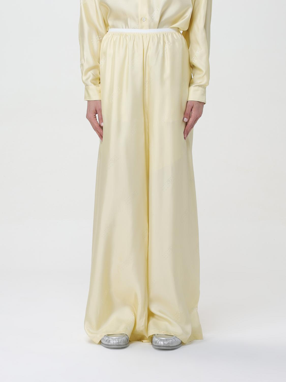 MM6 MAISON MARGIELA: Pants woman - White | Mm6 Maison Margiela pants ...