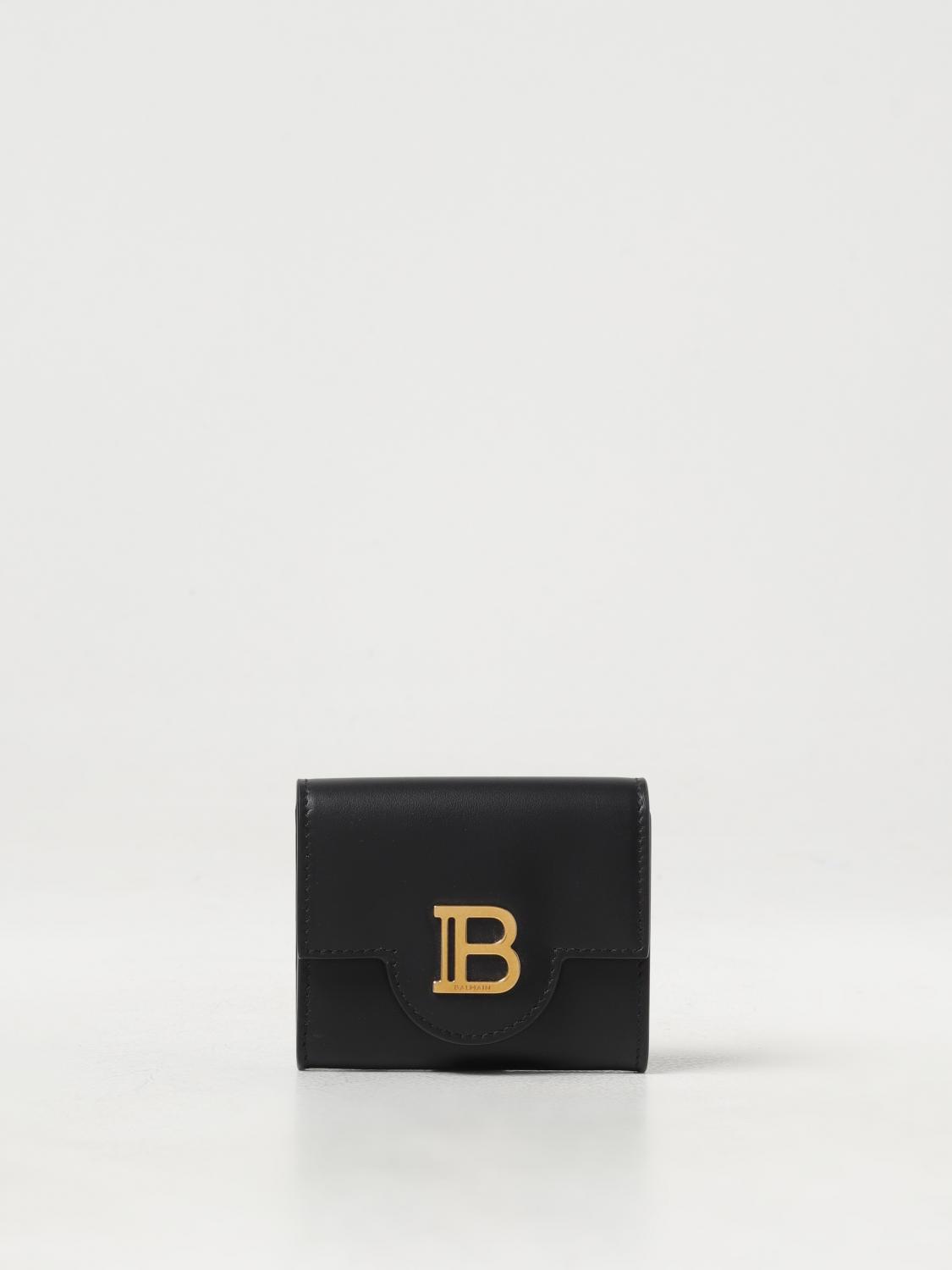 BALMAIN: Wallet woman - Black | Balmain wallet CN1NN216LAVE online at ...