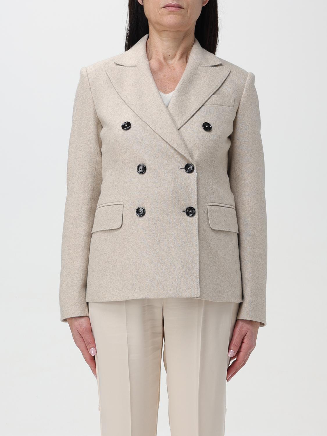 MAX MARA: Giacca donna - Beige | Giacca Max Mara 2411911021600 online ...