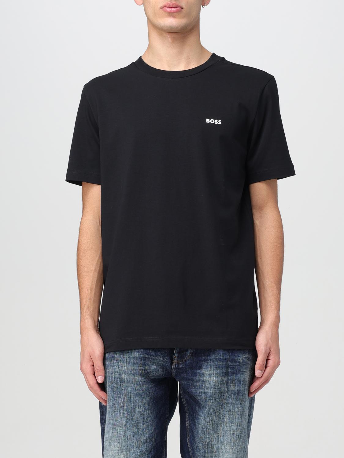 BOSS: T-shirt men - Black | Boss t-shirt 50469057 online at GIGLIO.COM