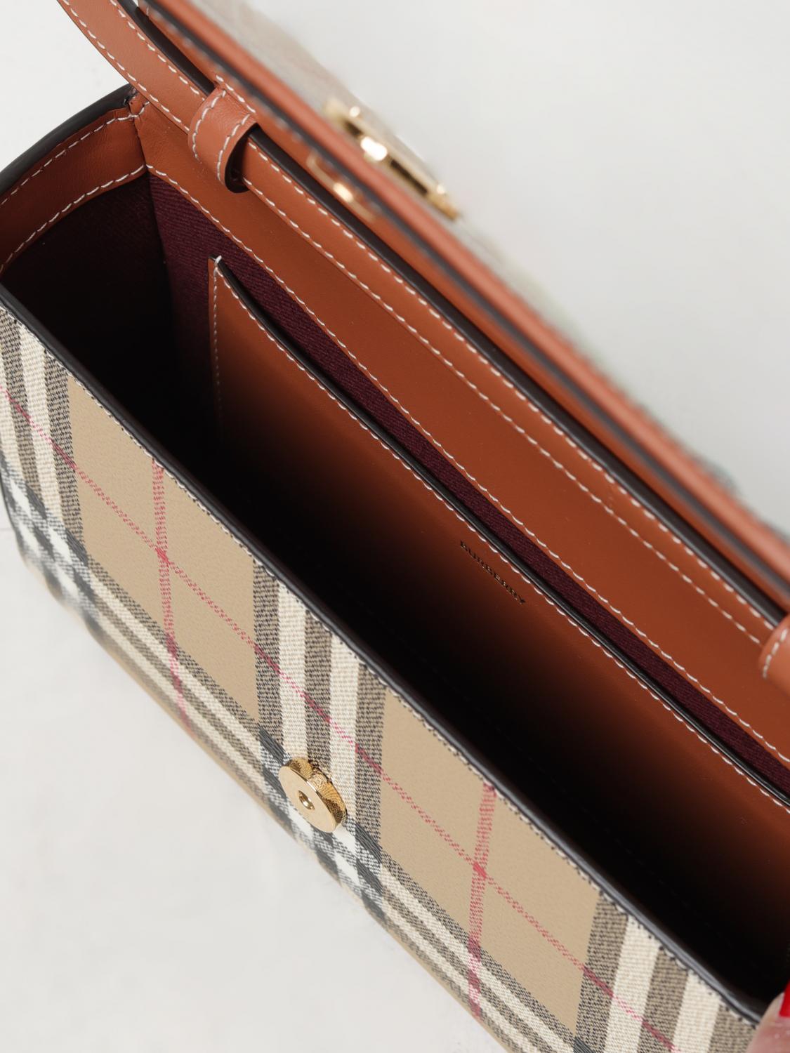BURBERRY: Shoulder bag woman - Beige | Burberry mini bag 8070421 online ...