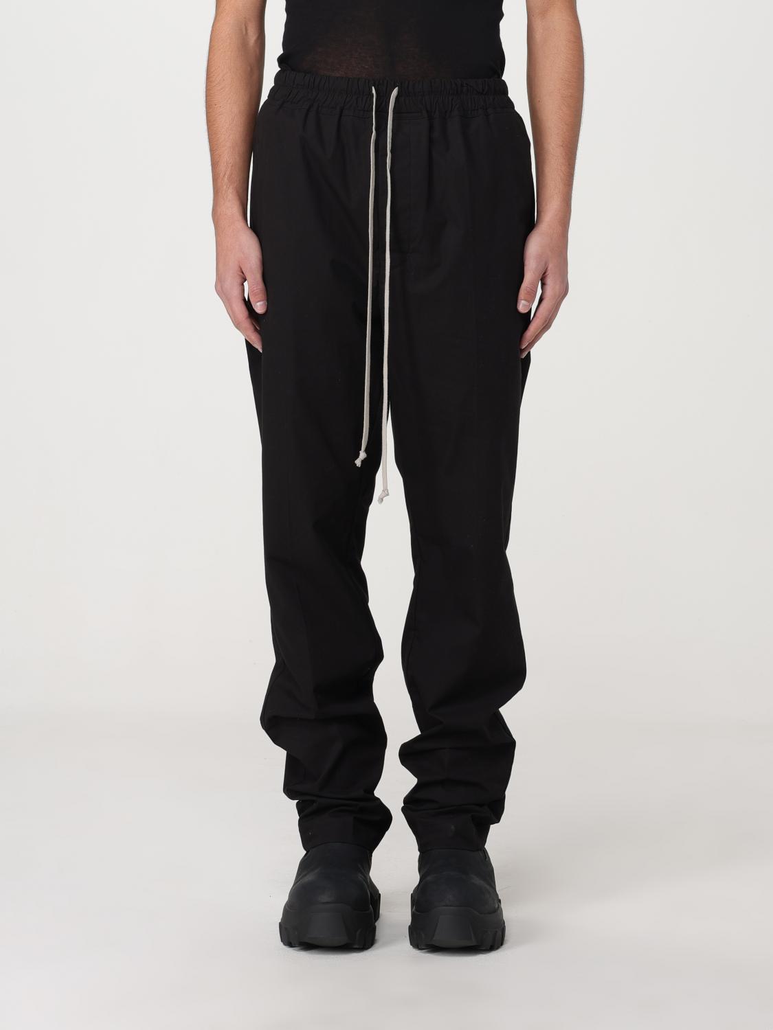 RICK OWENS: Pants men - Black | Rick Owens pants RU01D3390P online at ...