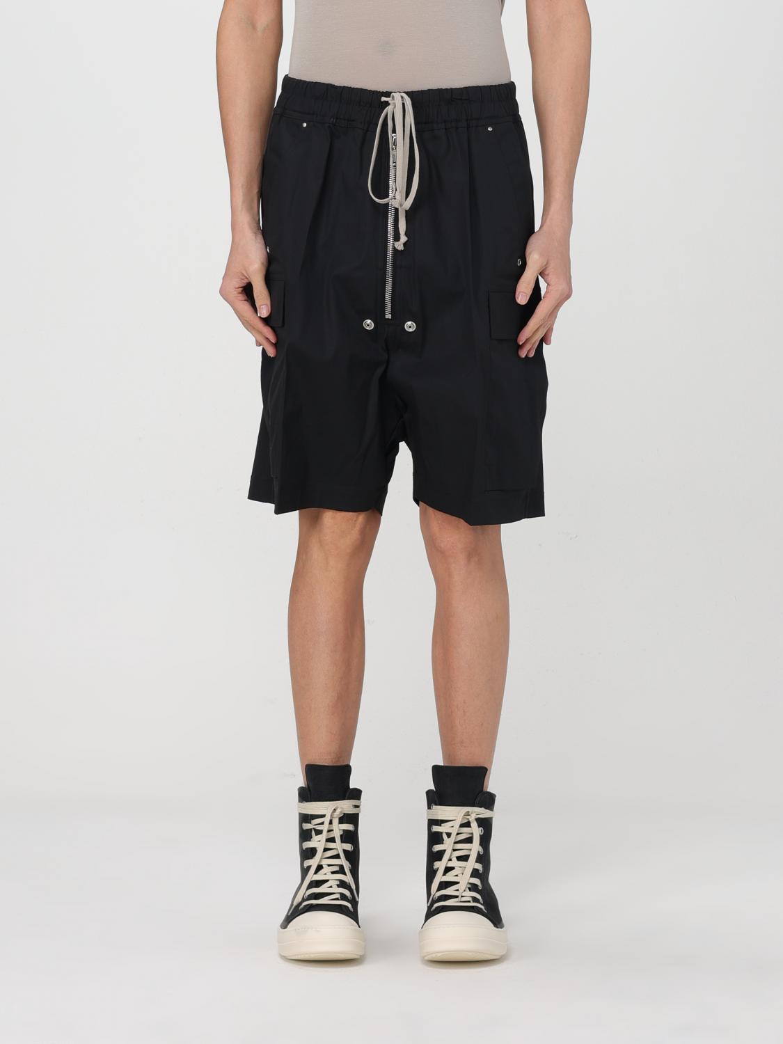 RICK OWENS: Short men - Black | Rick Owens shorts RU01D3360TE online at ...