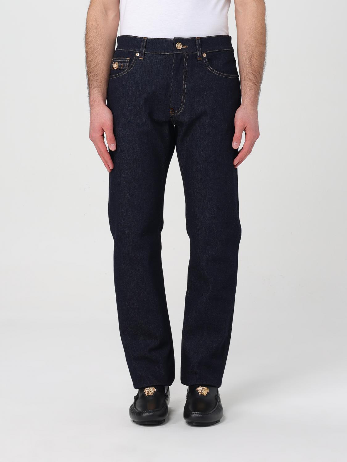 VERSACE: Jeans men - Blue | Versace jeans 10116931A02233 online at ...