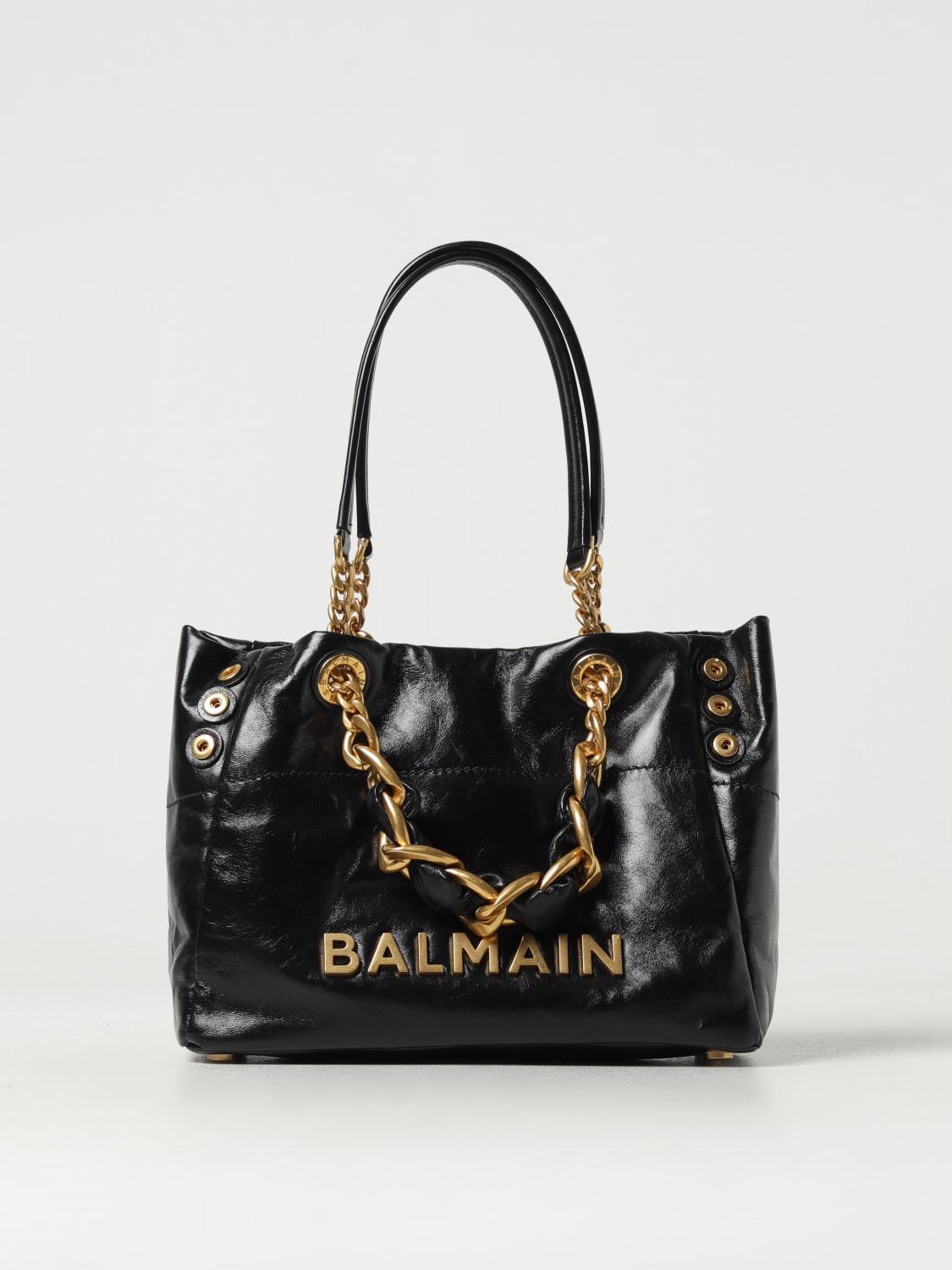 BALMAIN: Handbag woman - Black | Balmain handbag CN1FD871LPPL online at ...