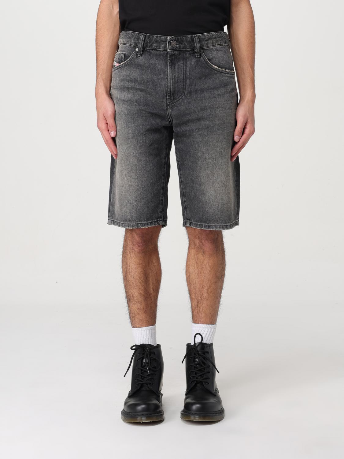 DIESEL: Short men - Black | Diesel short A067500DQAH online at GIGLIO.COM