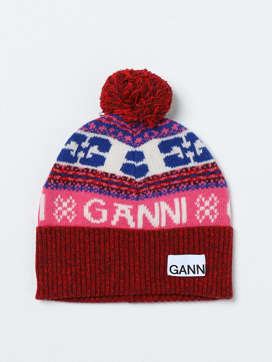 GANNI: Hat woman - Multicolor | Ganni hat A5622 online at GIGLIO.COM