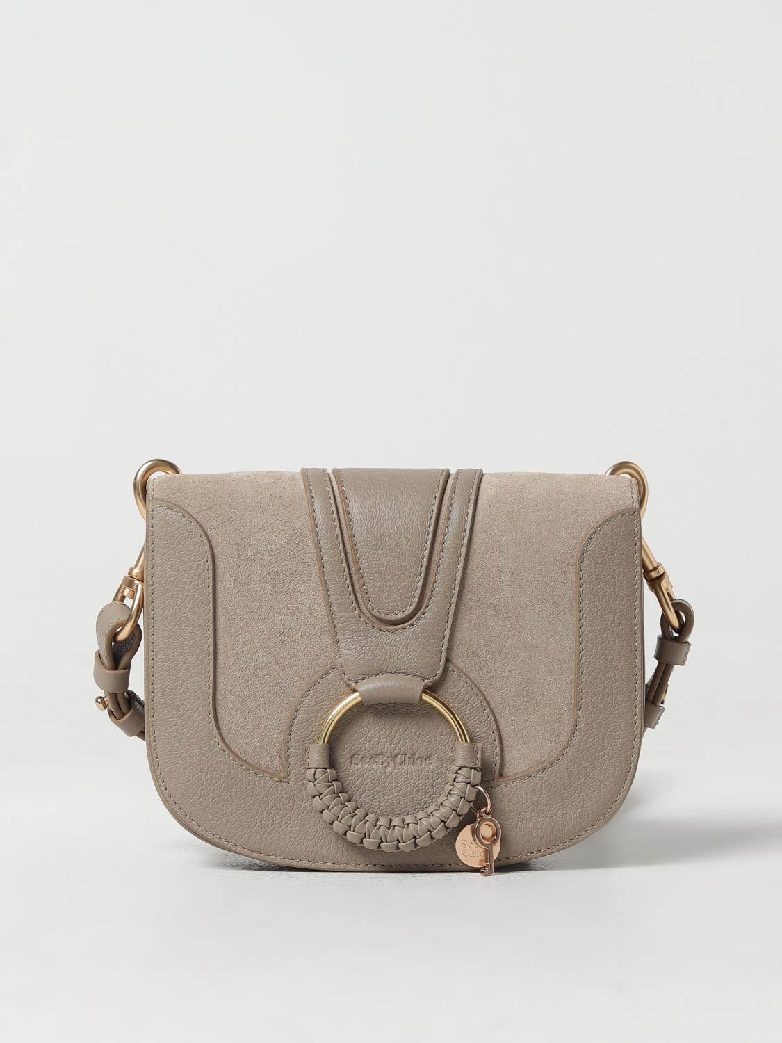 SEE BY CHLOÉ: Shoulder bag woman - Grey | See by Chloé crossbody bag ...