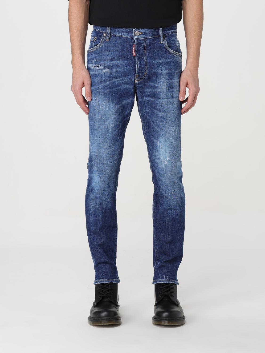 DSQUARED2: Jeans men - Blue | Dsquared2 jeans S71LB1357S30872 online at ...