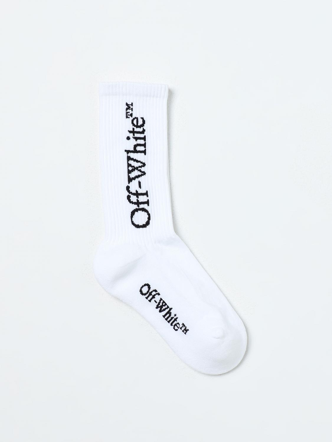 OFF-WHITE: Socks woman - White | Off-White socks OWRA035C99KNI001 ...