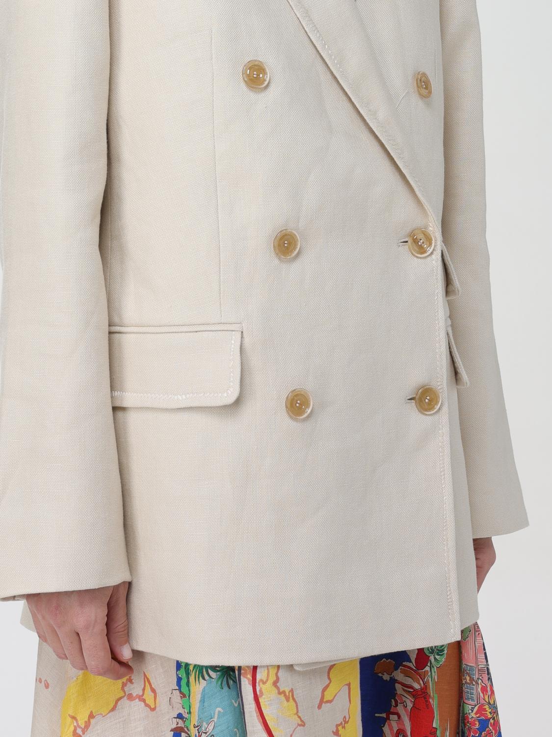 ZIMMERMANN: Jacket woman - Beige | Zimmermann jacket 8775JMAT online at ...
