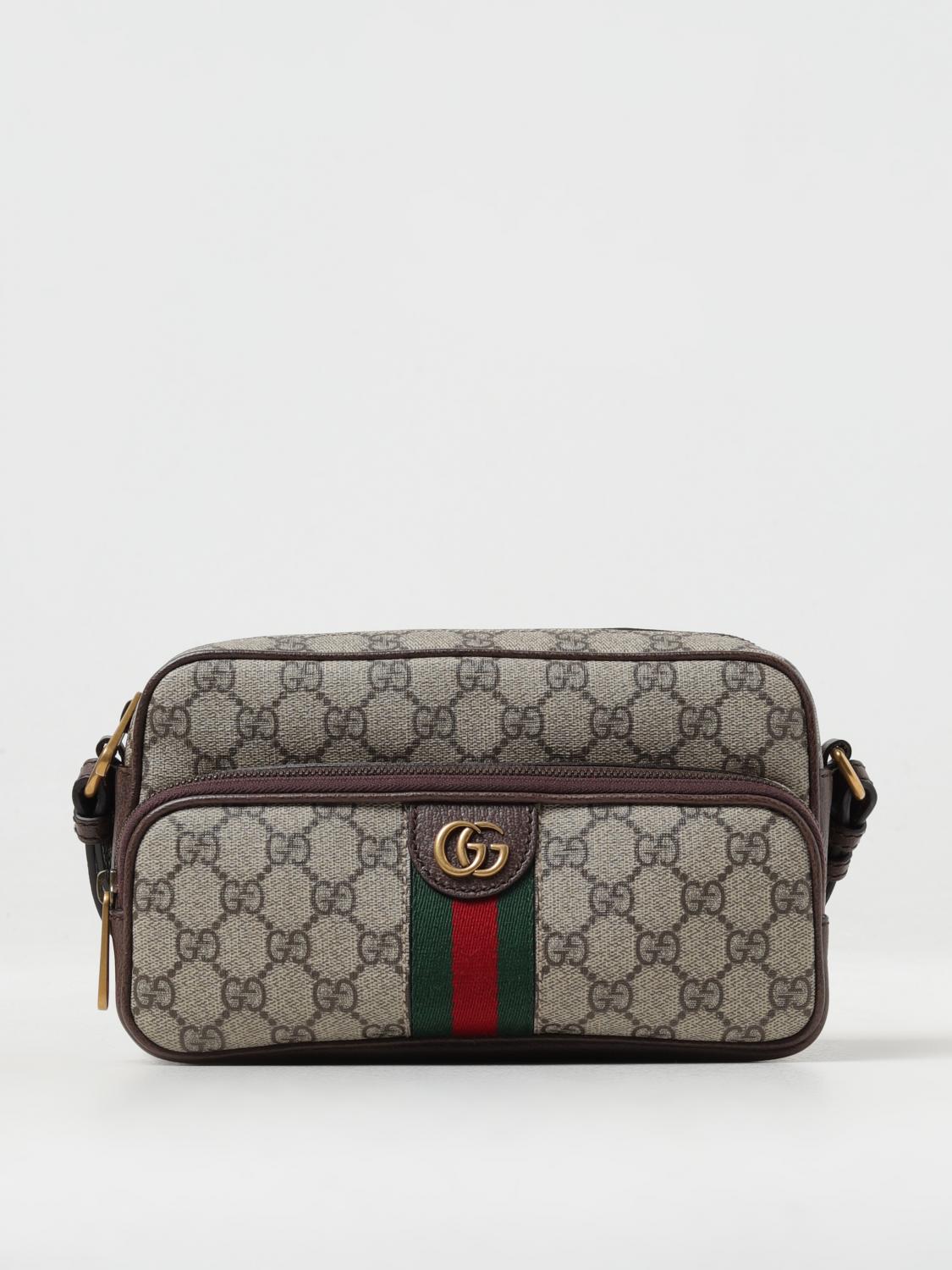 GUCCI: Bags men - Brown | Gucci shoulder bag 72331296IWT online at ...