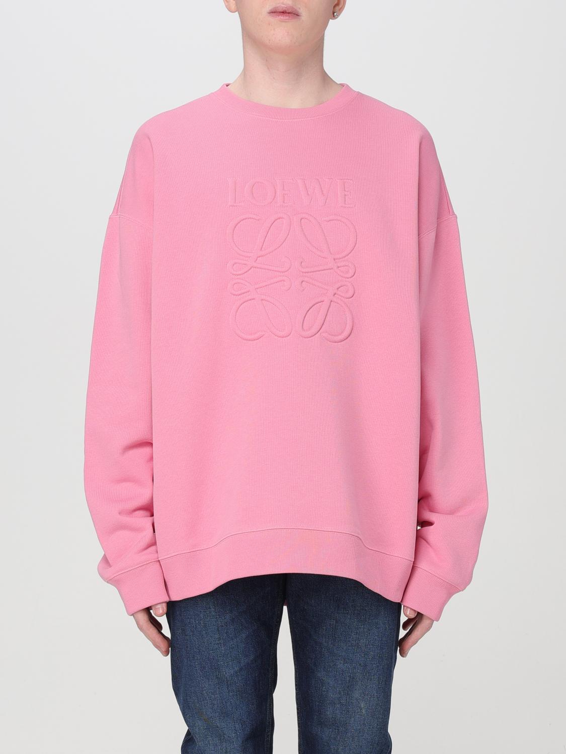 LOEWE: Sweatshirt men - Pink | Loewe sweatshirt H526Y24X32 online at ...
