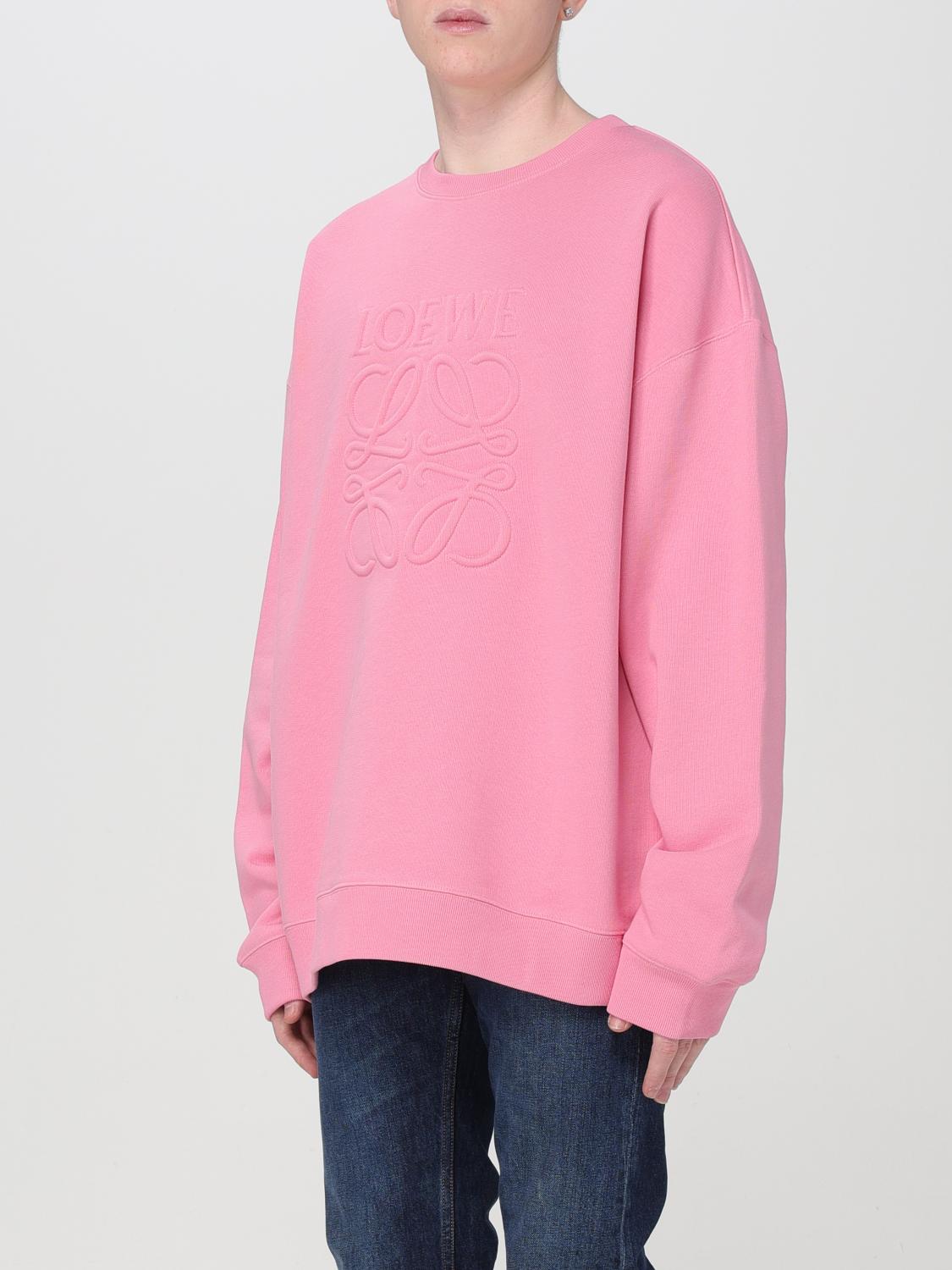 LOEWE: Sweatshirt men - Pink | Loewe sweatshirt H526Y24X32 online at ...