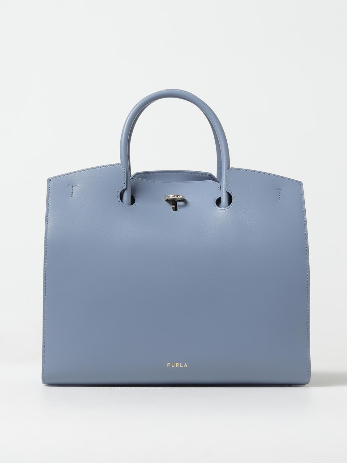 FURLA: Handbag woman - Gnawed Blue | Furla tote bags WB00849BX0053 ...