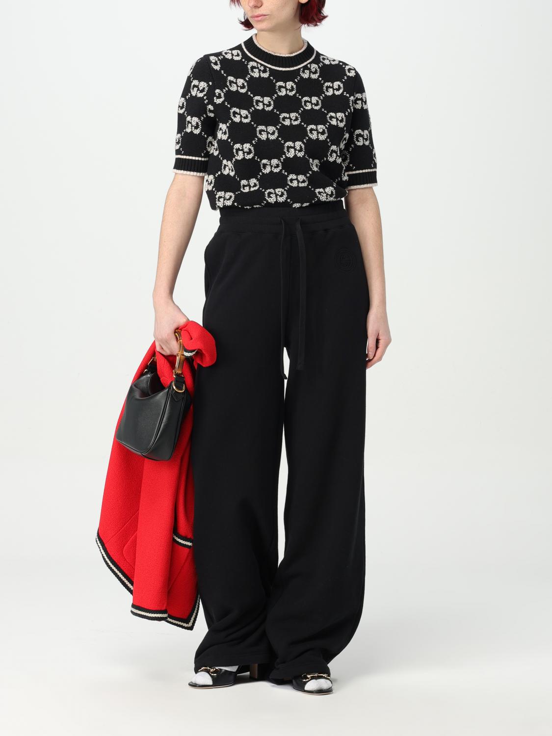 Gucci Maglia di lana GG Supreme - Nero | 770059XKCNA | GIGLIO.COM