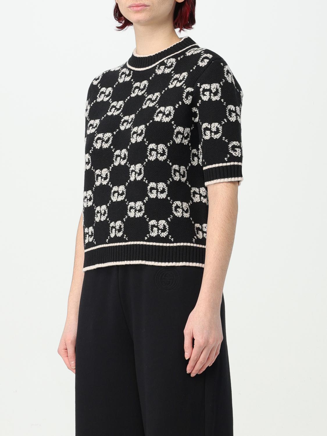Gucci Maglia di lana GG Supreme - Nero | 770059XKCNA | GIGLIO.COM