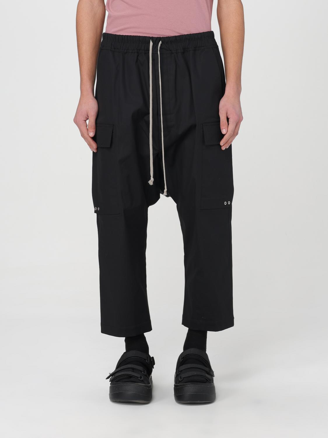 RICK OWENS: Pants men - Black | Rick Owens pants RU01D3385TE online at ...