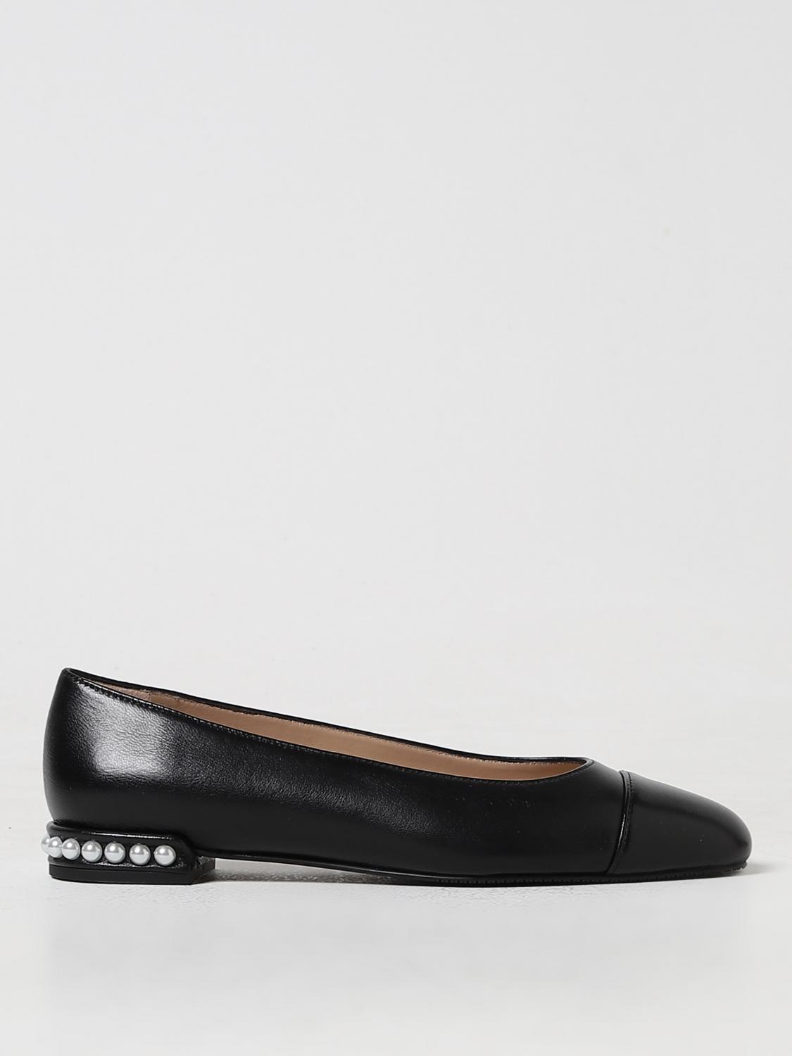 STUART WEITZMAN: Ballet flats woman - Black | Stuart Weitzman ballet ...